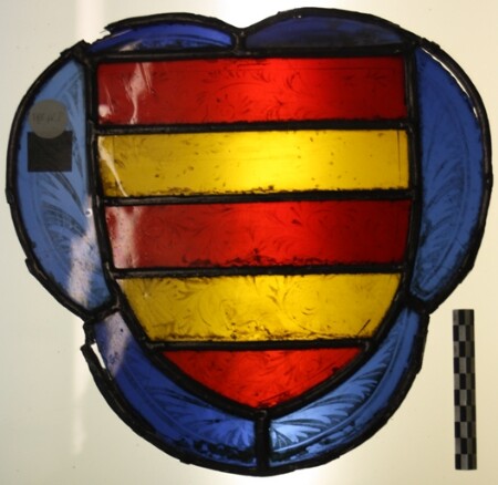 ARVIVA - Vitrail du musée du Berry de Bourges, Écu armorié